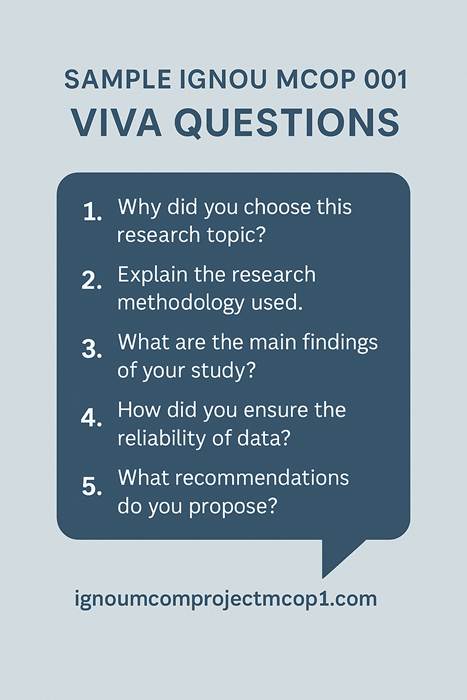 IGNOU MCOM Project for MCOP 1 – Guide, Topics & Samples